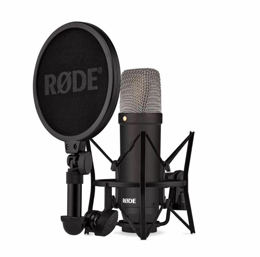 RODE NT1 SIGNATURE BLACK Студийный кардиоидный конденсаторный микрофон, цвет чёрный