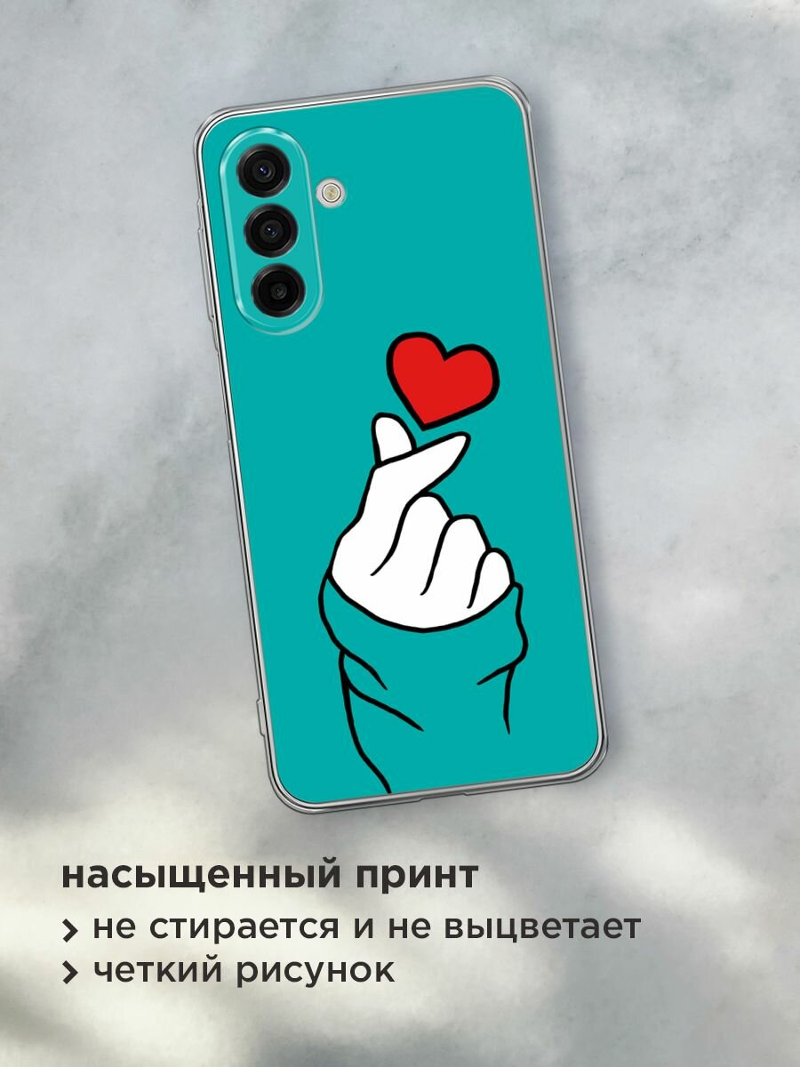 Чехол на Samsung Galaxy A17 / Самсунг А17 с принтом "Маленькое сердечко" — фото 1