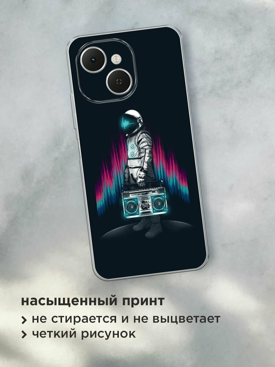 Чехол на Tecno Spark 40C / Текно Спарк 40C с принтом "Космическая вечеринка" — фото 1