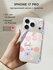 Чехол на Apple iPhone 17 Pro / Айфон 17 Про с принтом "Lucky flowers", прозрачны...