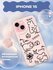 Чехол на Apple iPhone 15 / Айфон 15 с принтом "Lucky animals"