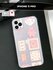 Чехол на Apple iPhone 11 Pro / Айфон 11 Про с принтом "Розовые марки", прозрачны...