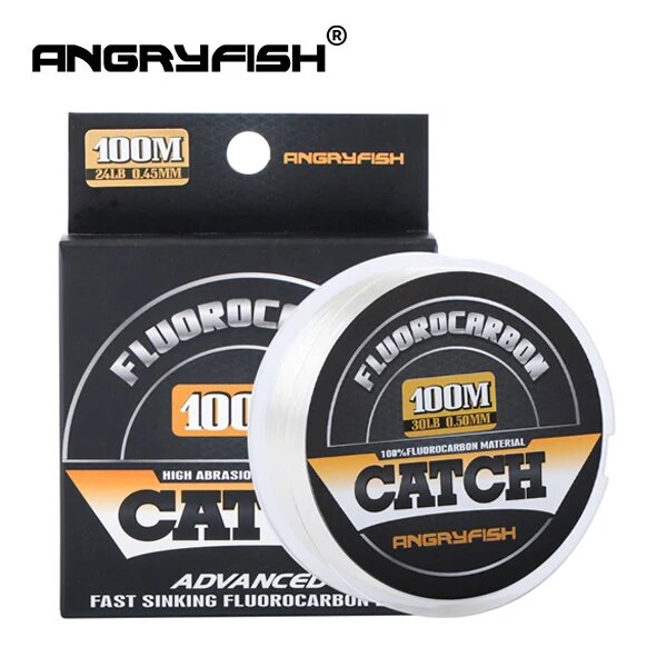 Angryfish карбоновая монофильная леска 100 м