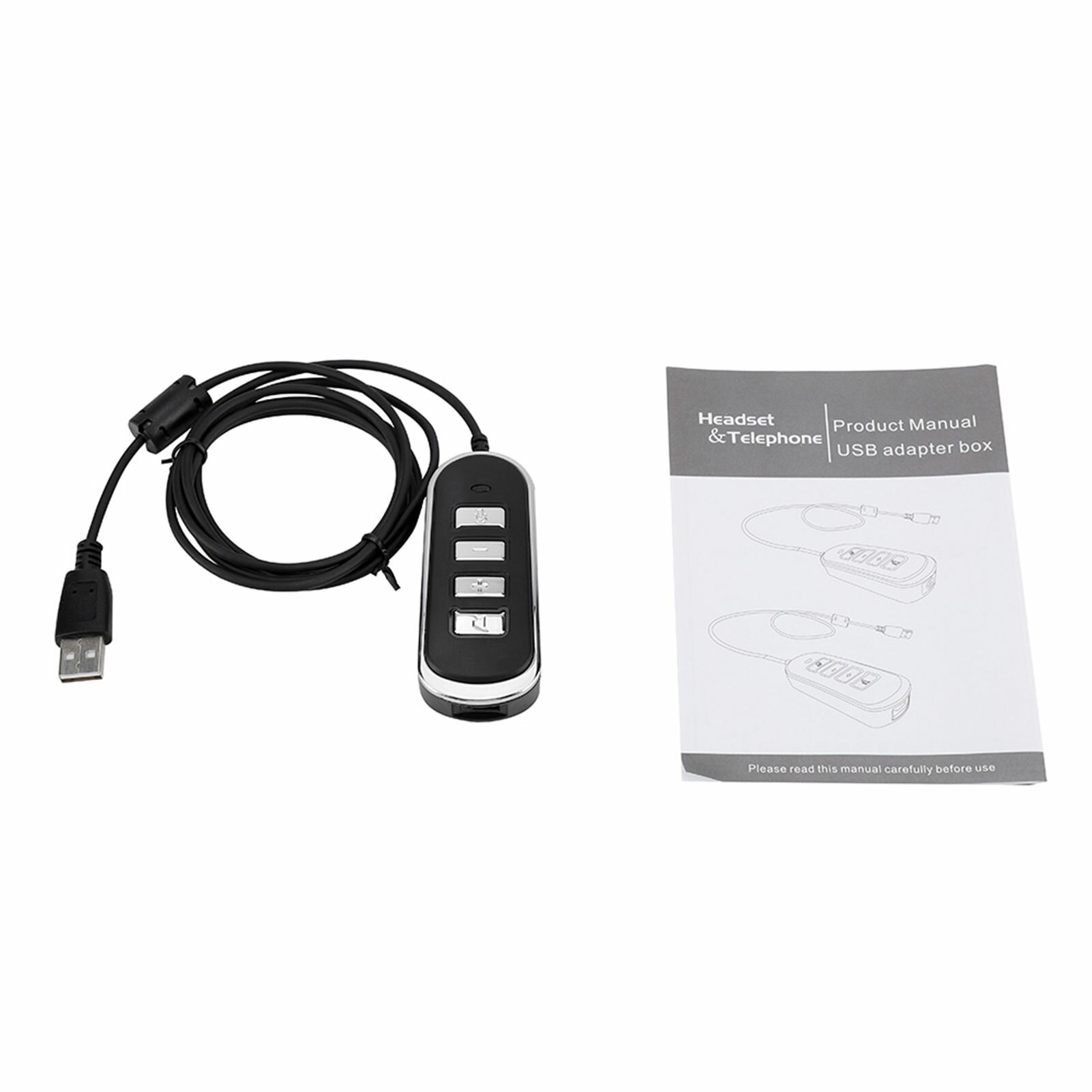 Аудиолиния RJ9USB для наушников с блоком управления