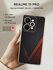 Чехол на Realme 15 Pro / Реалми 15 Про с принтом "Красный карбон"