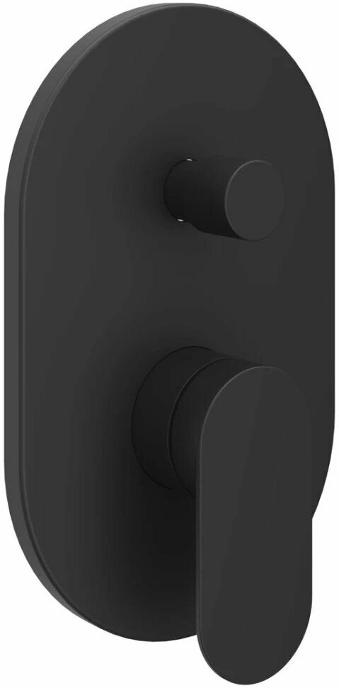 Смеситель для ванны Ravak Chrome II CR II 065.20BL. O2. RB070 X070466 встраиваемый, черный матовый