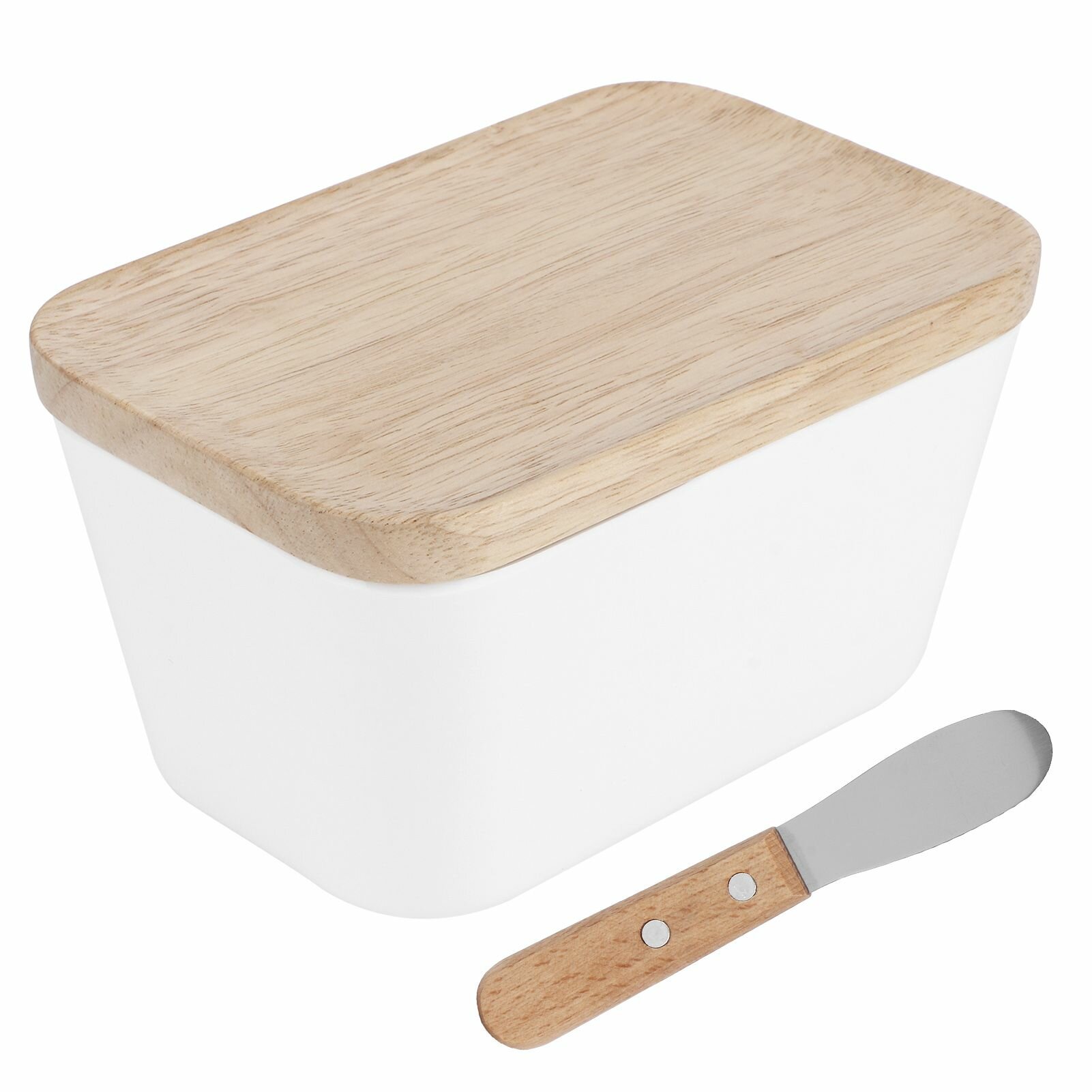 Многофункциональная масленка с ножом 500 мл для сливочного масла.