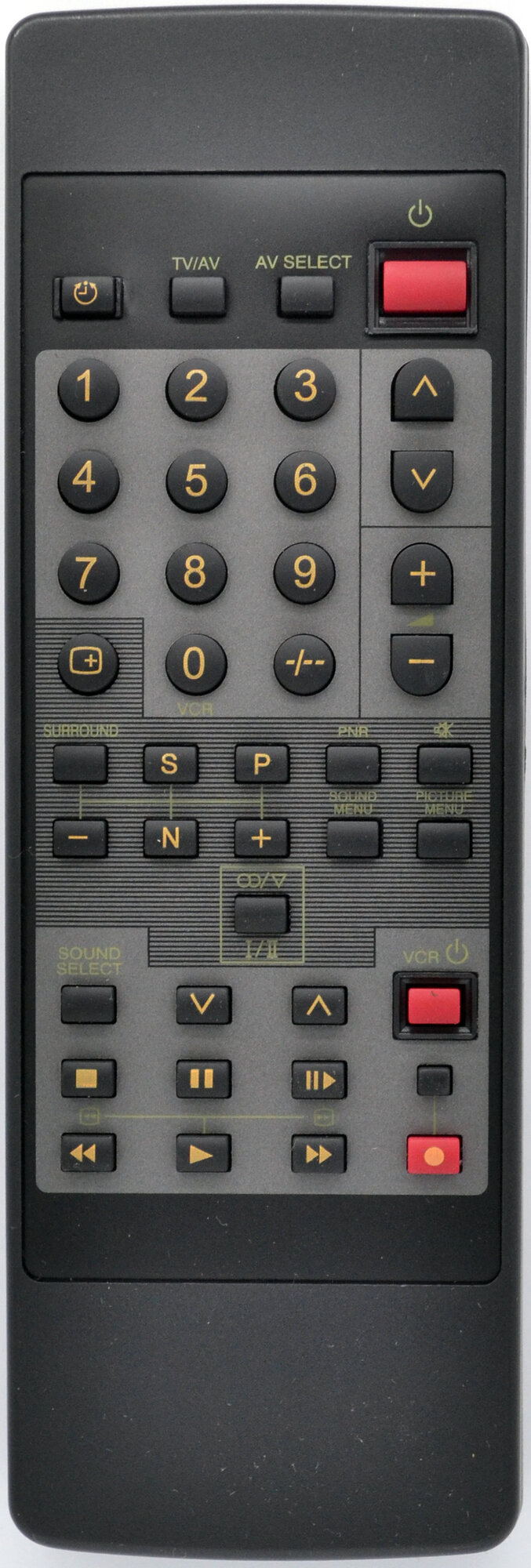 Пульт дистанционного управления Panasonic TV∕ VCR EUR50700 ∕ 50701