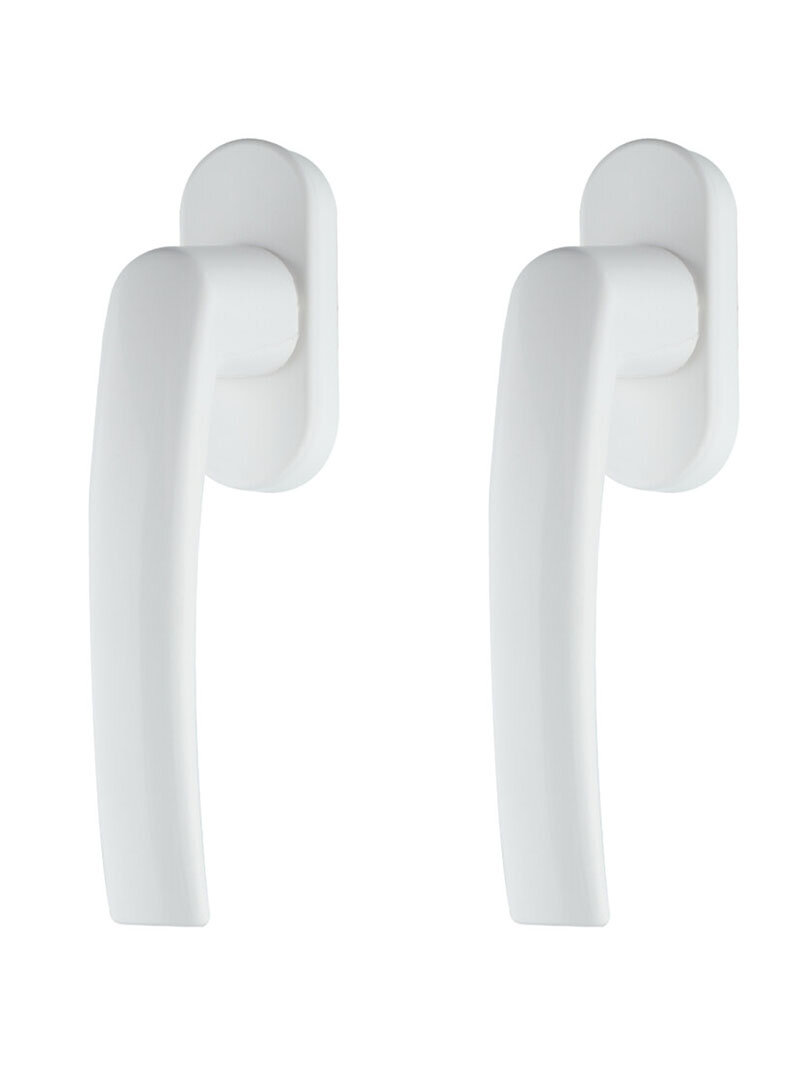 Ручка оконная белая пвх (2 шт.)