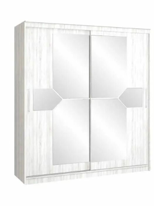 Шкаф-купе Элегант Сандал светлый 150x220x650