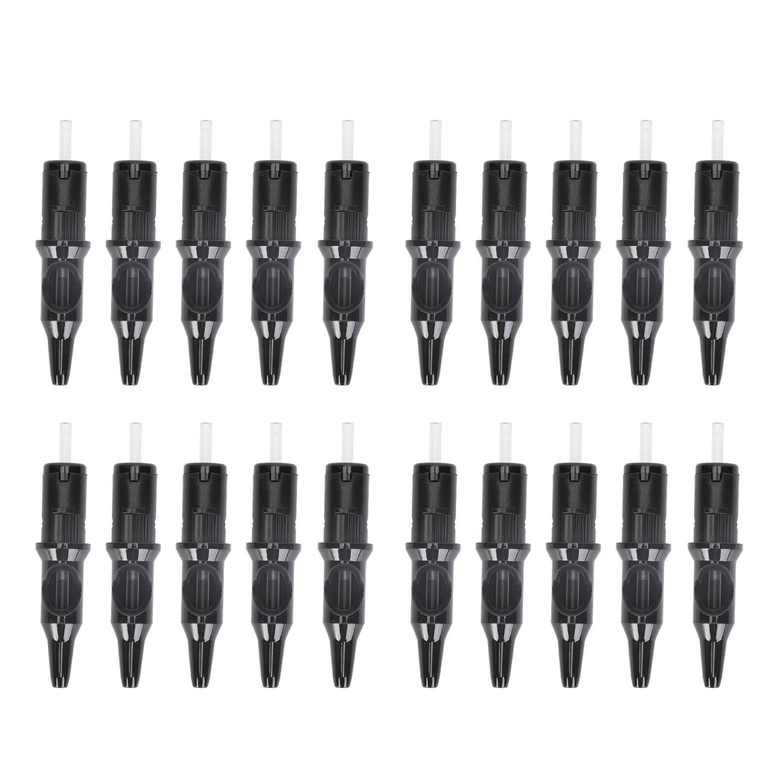 20 шт. картриджи для шариковой ручки для татуировки для практики точечного рисунка 0,5 мм наконечник картриджи для шариковой ручки для татуировки 4 мл черный