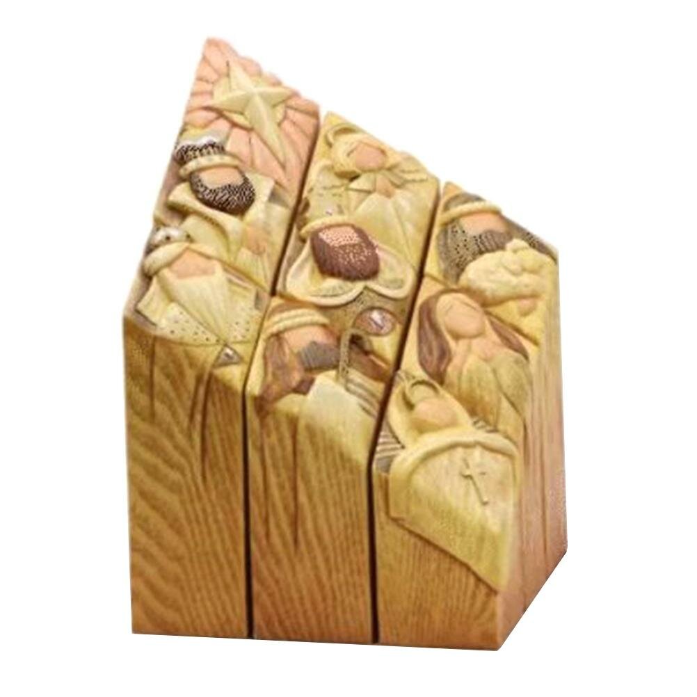 Небесное рождественское дерево, столб, статуя, ремесленные статуи из смолы, настольный орнамент, украшение для дома, офиса, ресторана