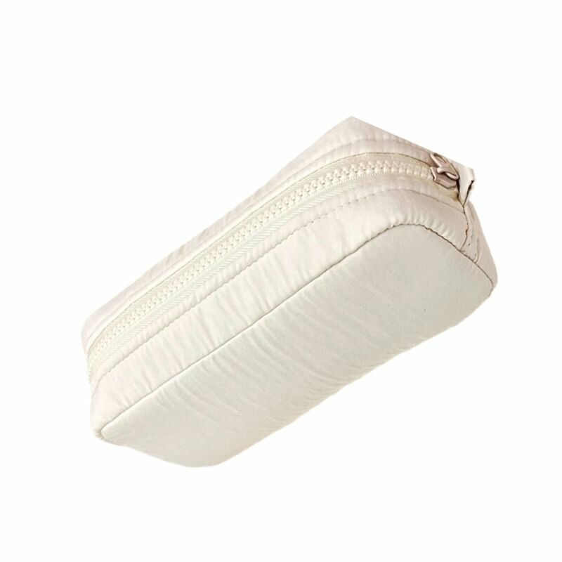 Цветной маленький квадратный пенал большой емкости-белоснежный квадратный пенал