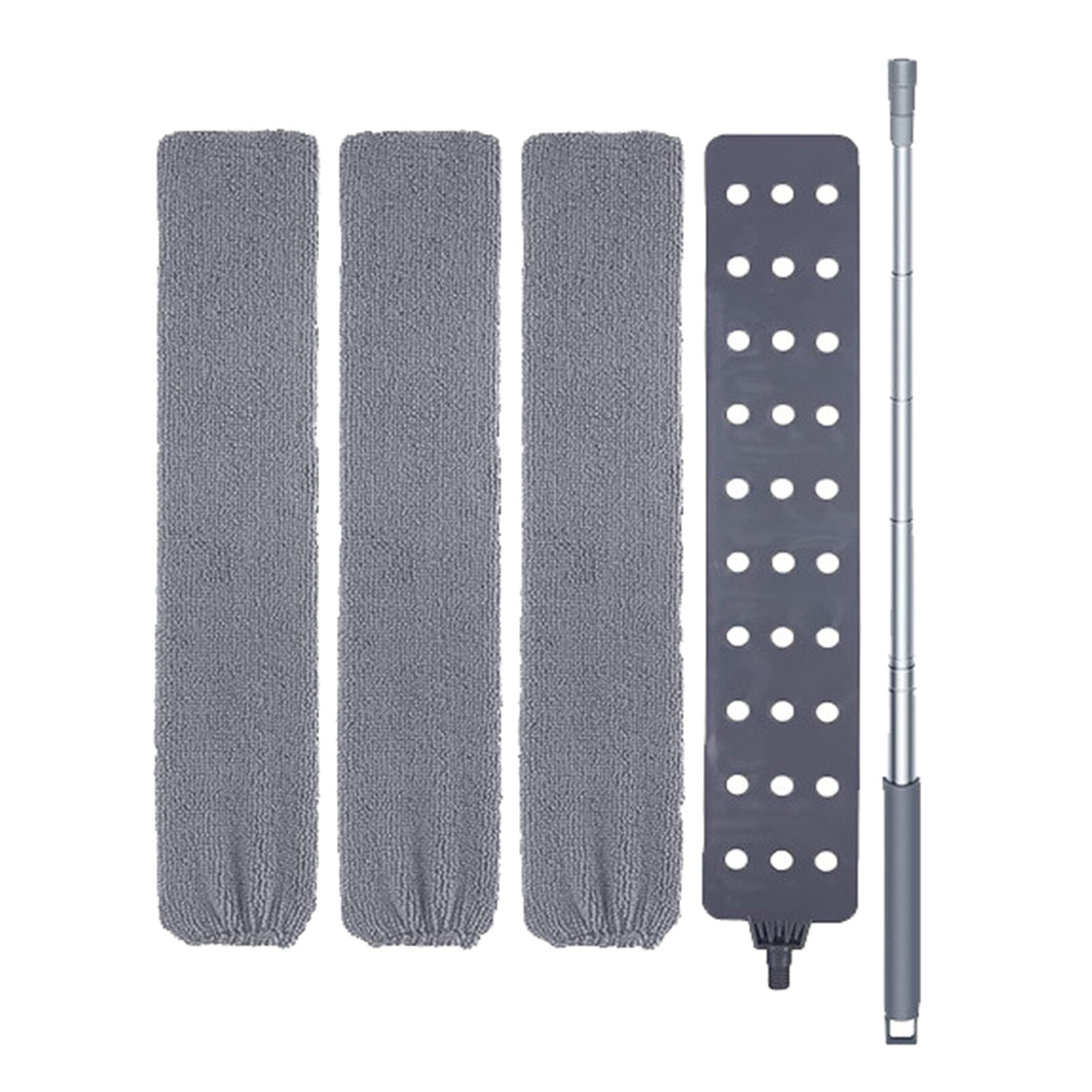 Телескопическая щетка для чистки дивана и кровати: съемная насадка для пыли в труднодоступных местах