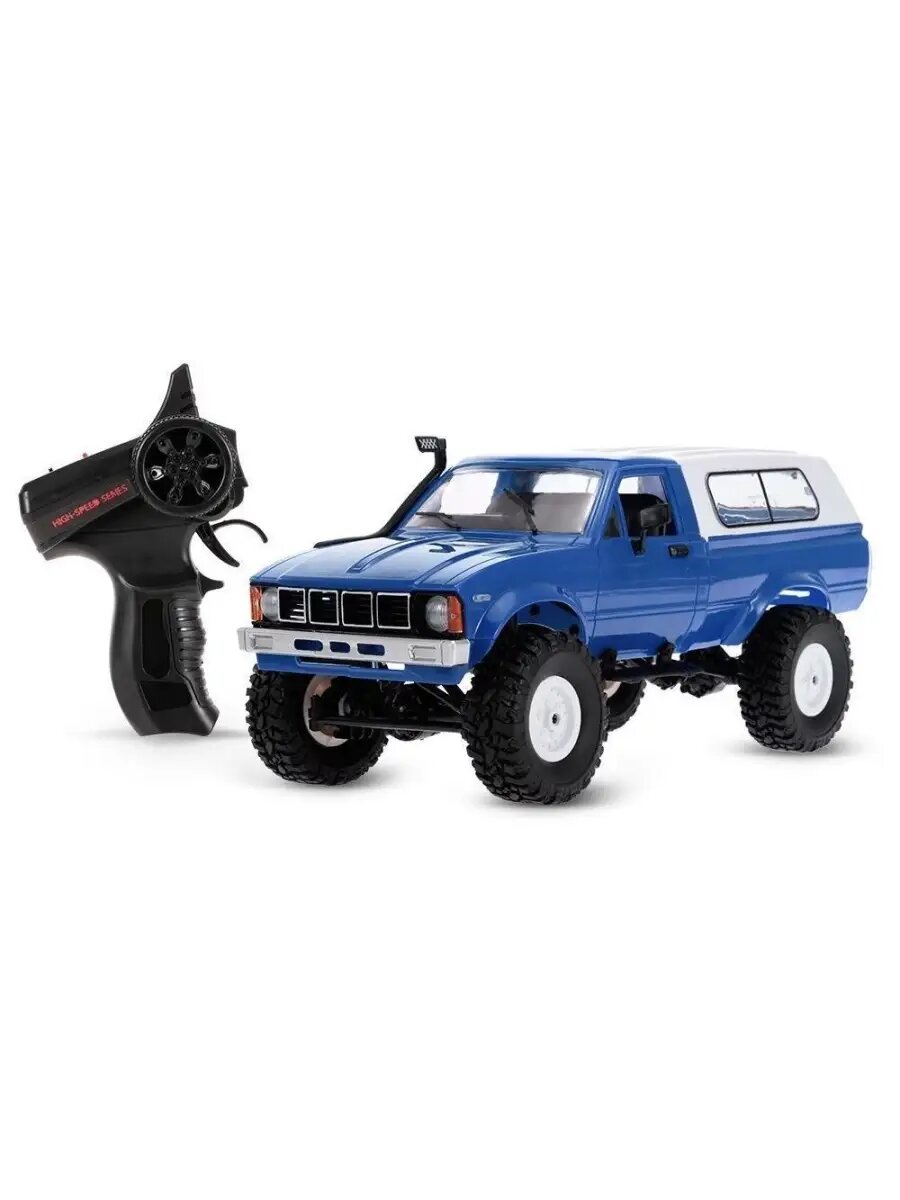 Краулер Military Truck Crawler 4WD 1:16 2.4G WPLC-24-Blue