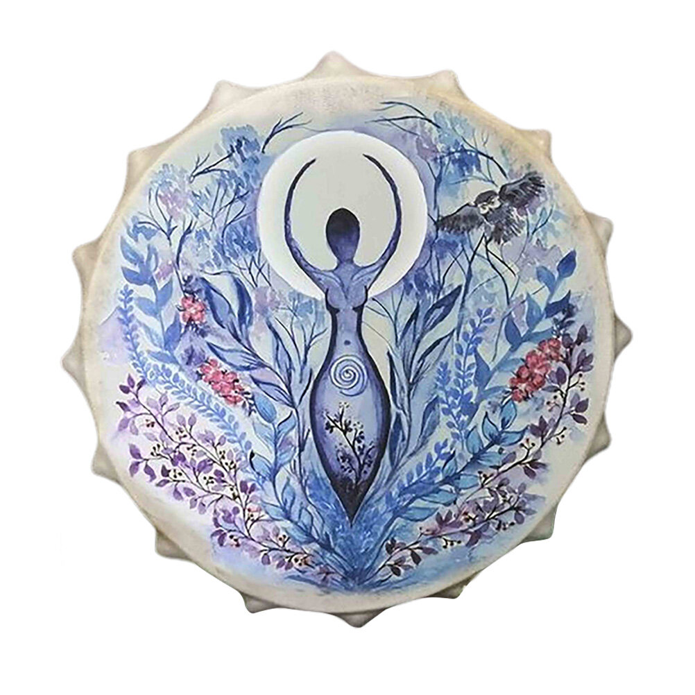 Шаманский бубен, сибирский бубен, духовная музыка, шаманский бубен ручной работы с барабанной палочкой, домашний декор