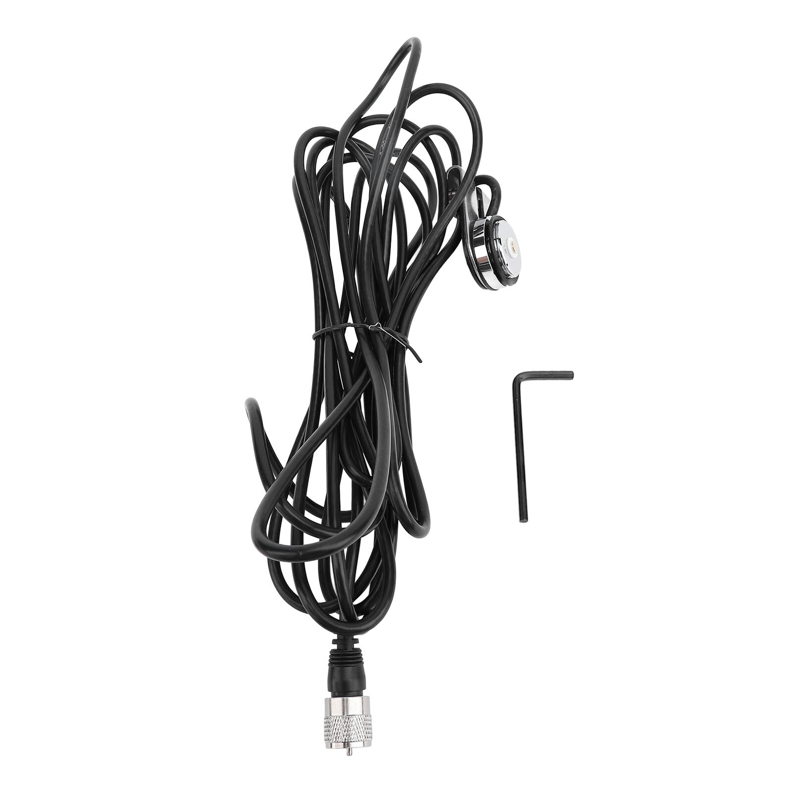 Крепление антенны обеспечивает стабильную передачу сигнала с 13-футовым кабелем RG58, разъемом PL259 для антенны NMO HF VHF UHF