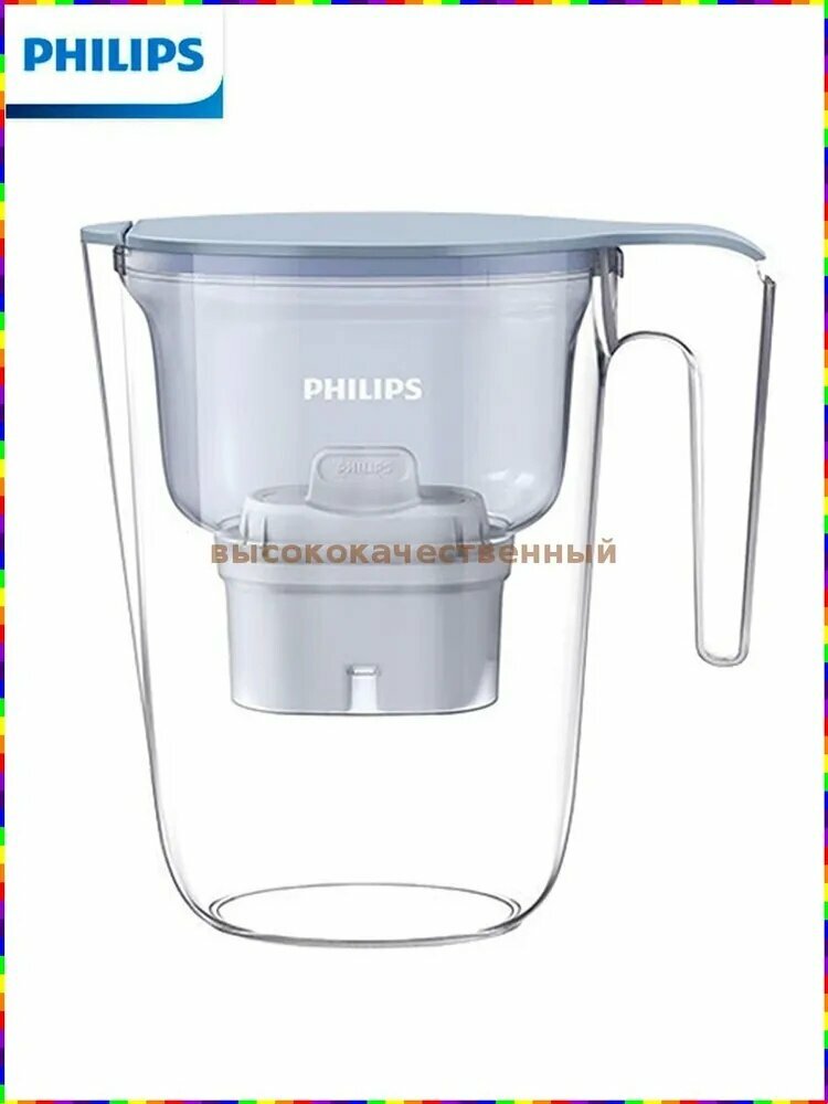 Фильтр-кувшин Philips AWP2811, объем 2,8 л, с одним фильтром для очистки воды
