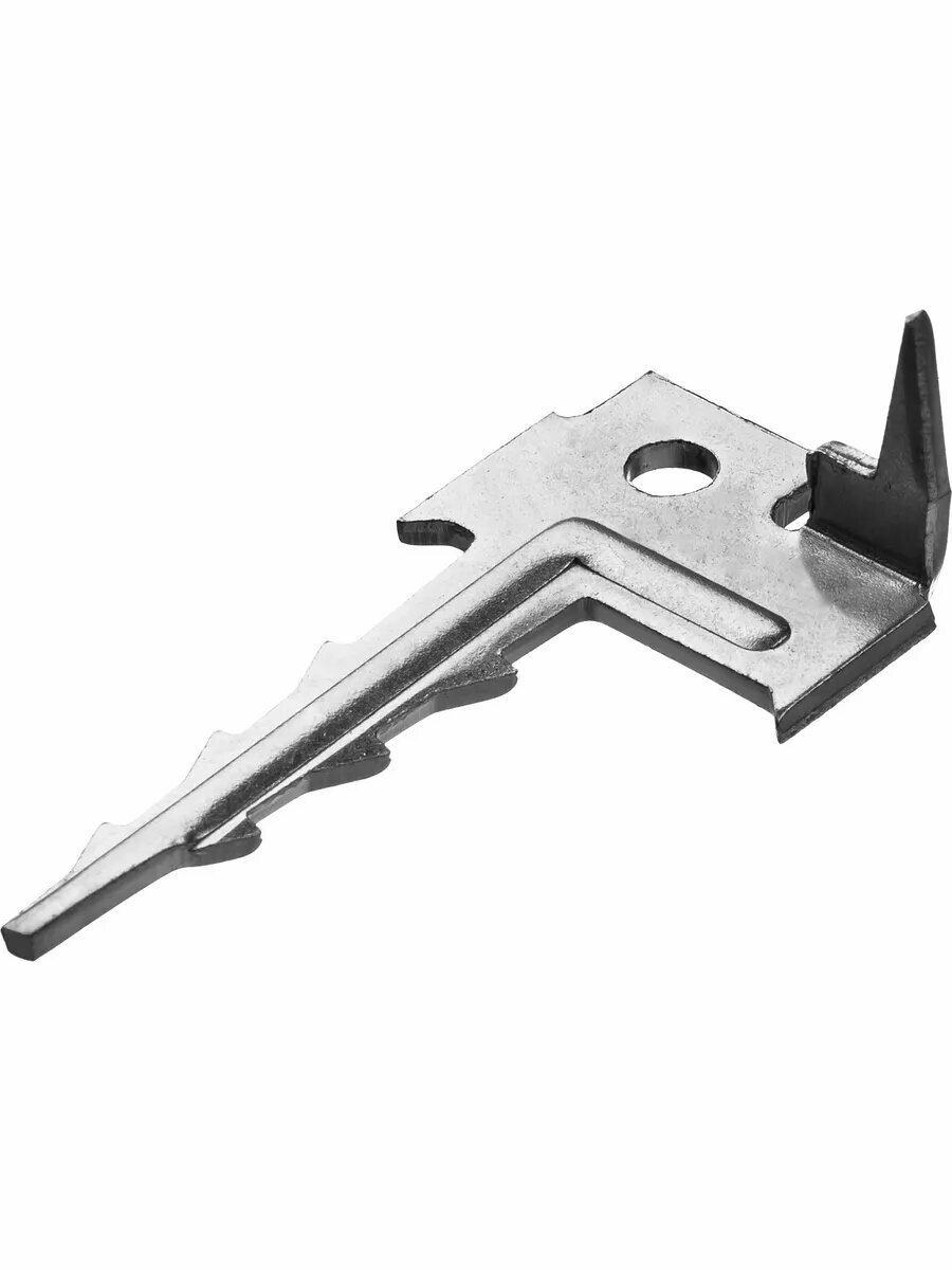 Ключ, 60 x 30 мм, цинк, 200 шт, крепеж с шипом для террасно