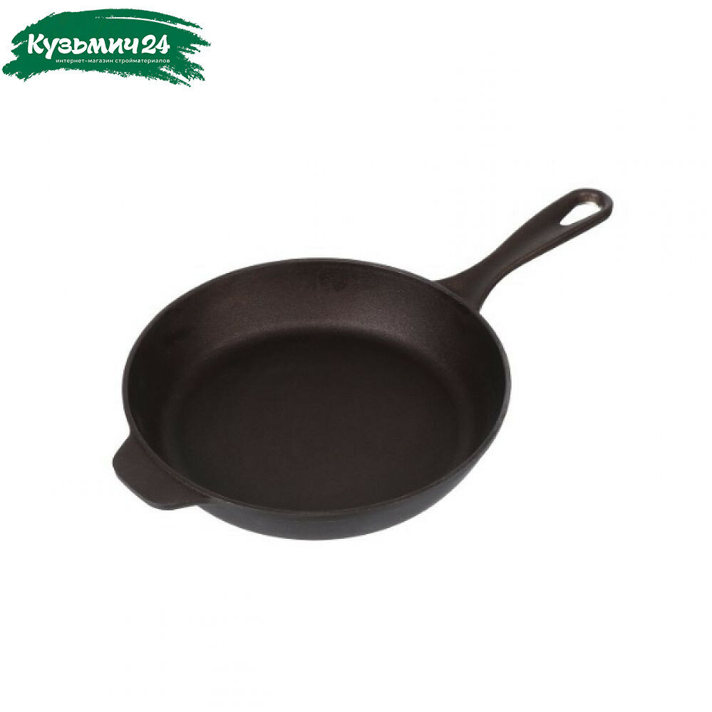 Сковорода чугунная Boniron с литой ручкой 260х50 мм ВС26-01