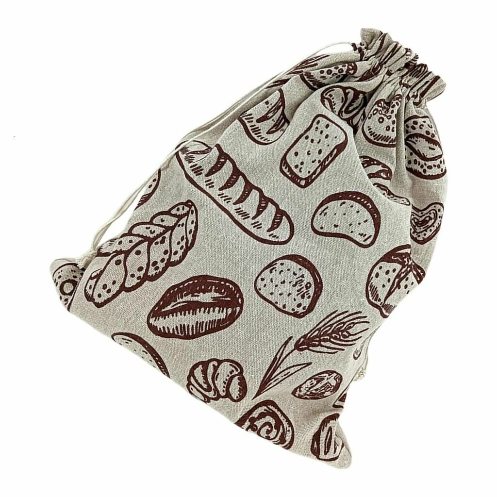 Многоразовые мешки для хлеба из органического хлопка