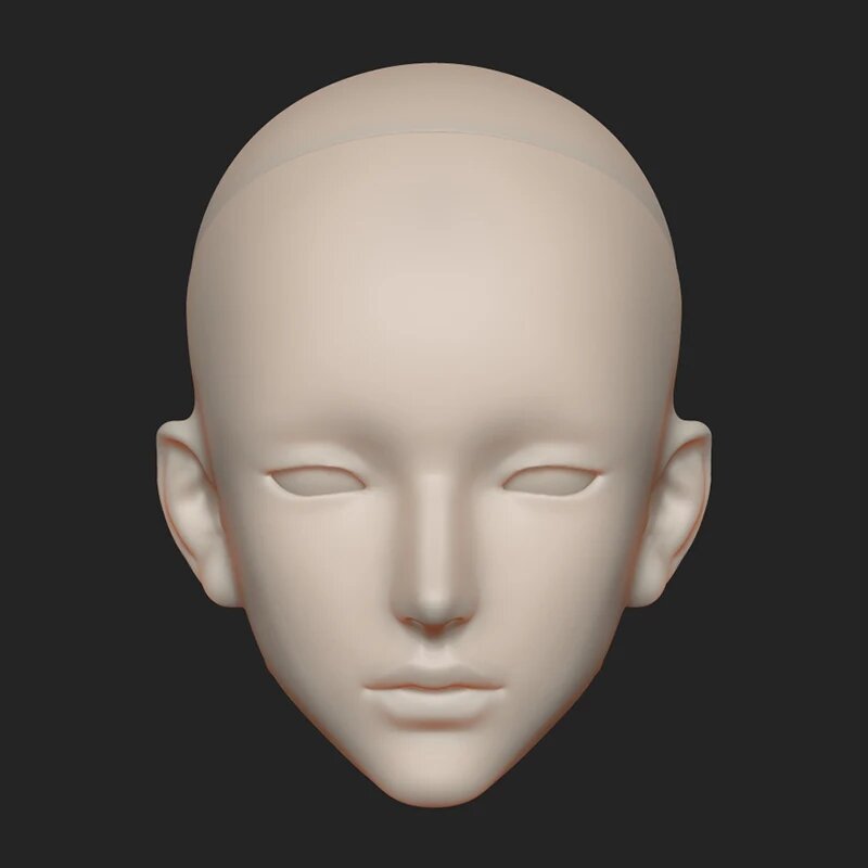 Голова куклы Imomo 1/3, пластик, для куклы 68 см