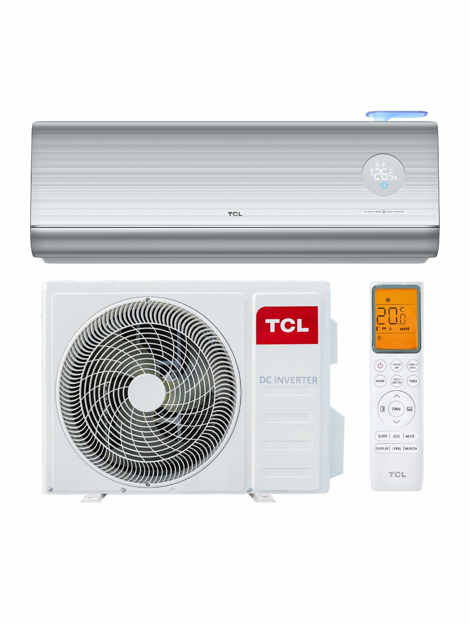 Кондиционер TCL FRESH INVERTER, с Wi-Fi, 12000 BTU, инверторный, 3600 Вт, 5 скоростей