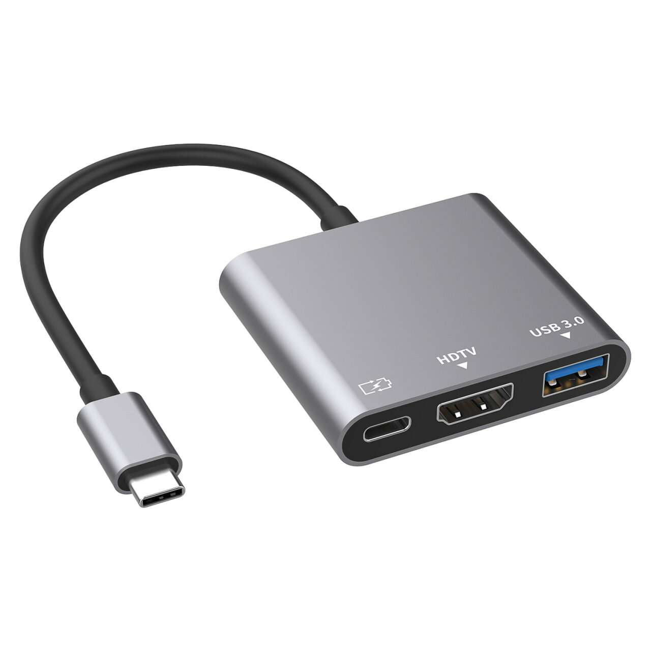 Переходник usb hub 3 в 1. USB разветвитель, type c hdmi, док станция type c, usb хаб для macbook