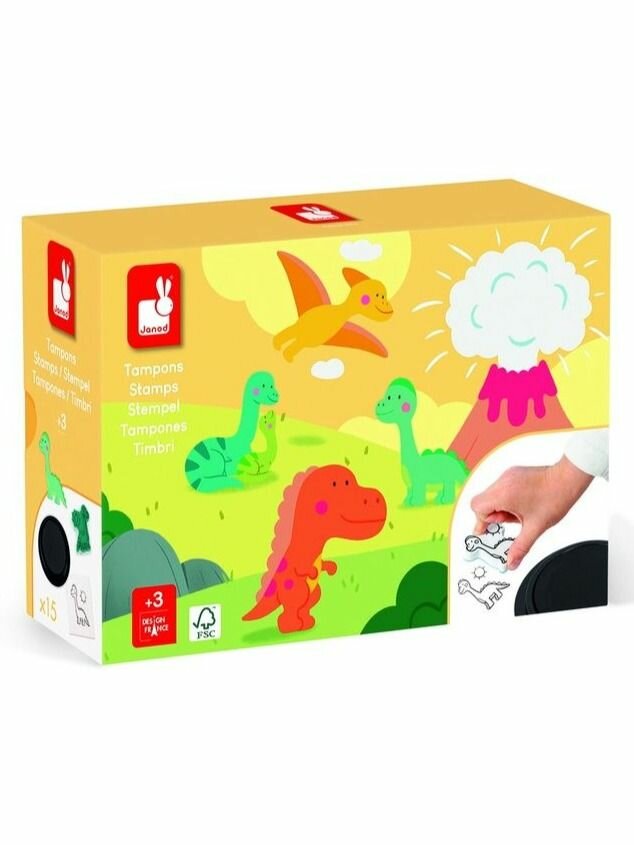 JANOD набор штампов "Диномир" для творчества