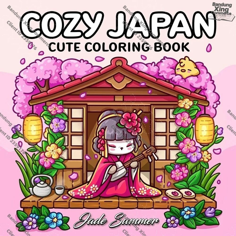 Раскраска антистресс для взрослых и подростков Coco Wyo -COZyJAPAN 75