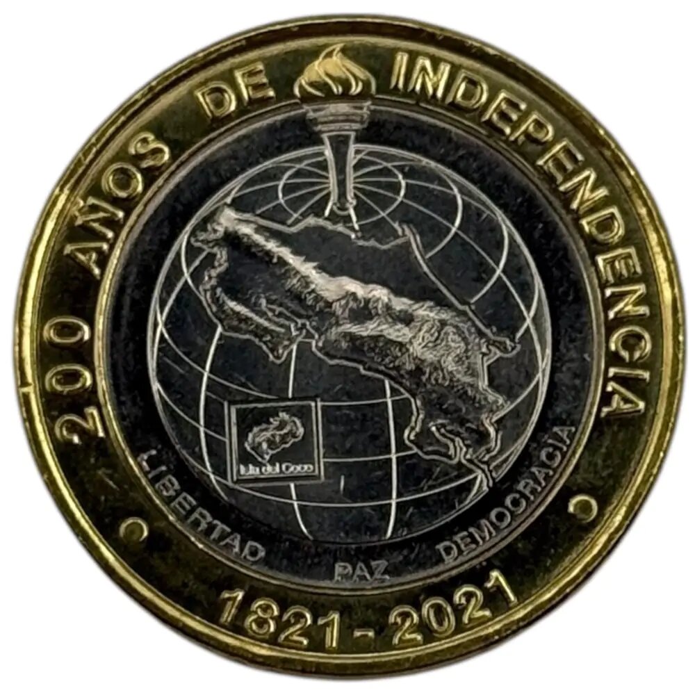 Коста-Рика 500 колонов 2021 г. (200 лет независимости)