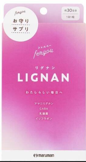 Maruman / Комплекс для поддержания гормонального фона женщины в период 40+ Фэмю лигнан, 30 капсул
