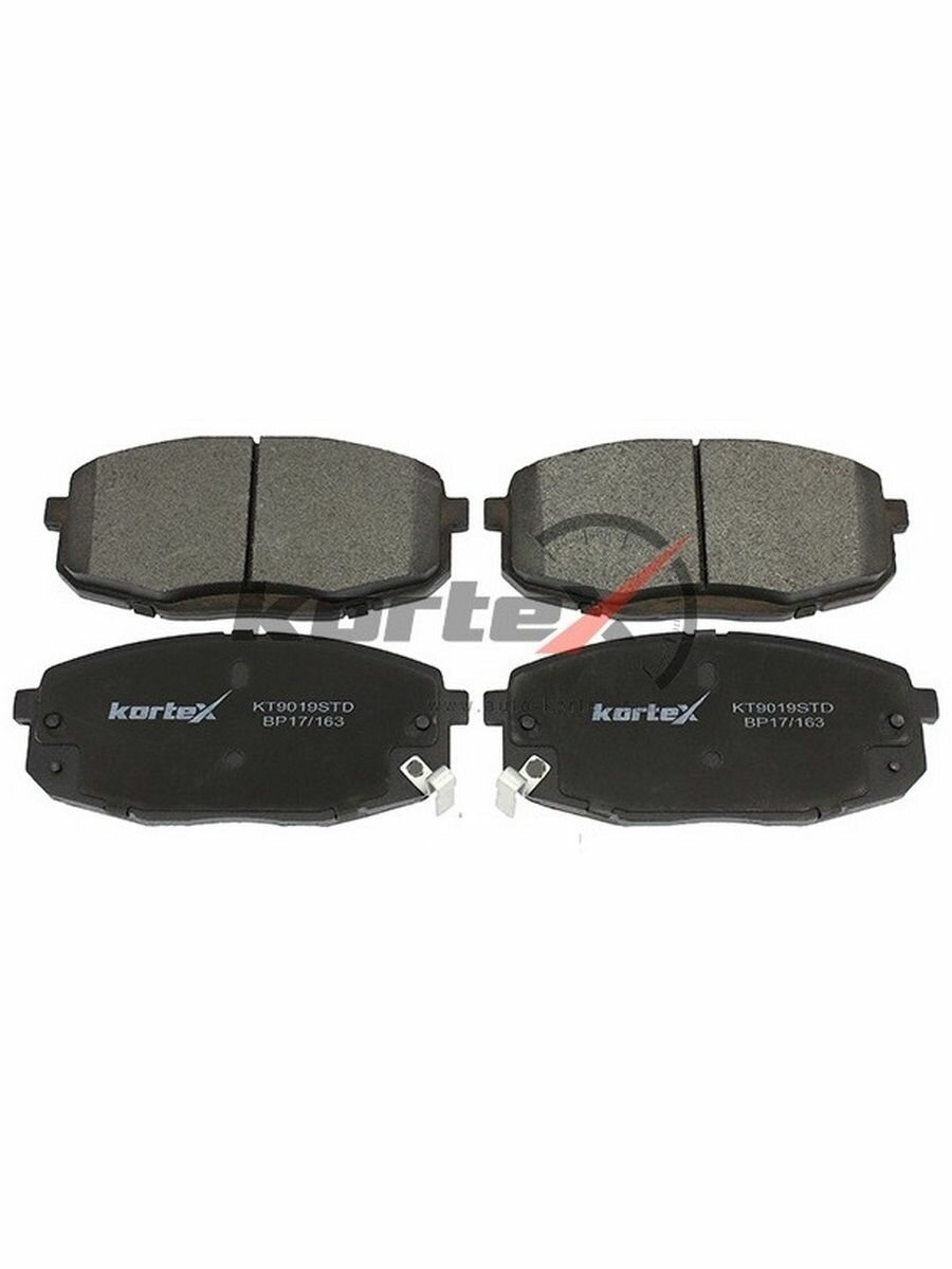 Колодки тормозные передние для а/м KIA Cerato / Киа Серато, Kortex KT9019STD
