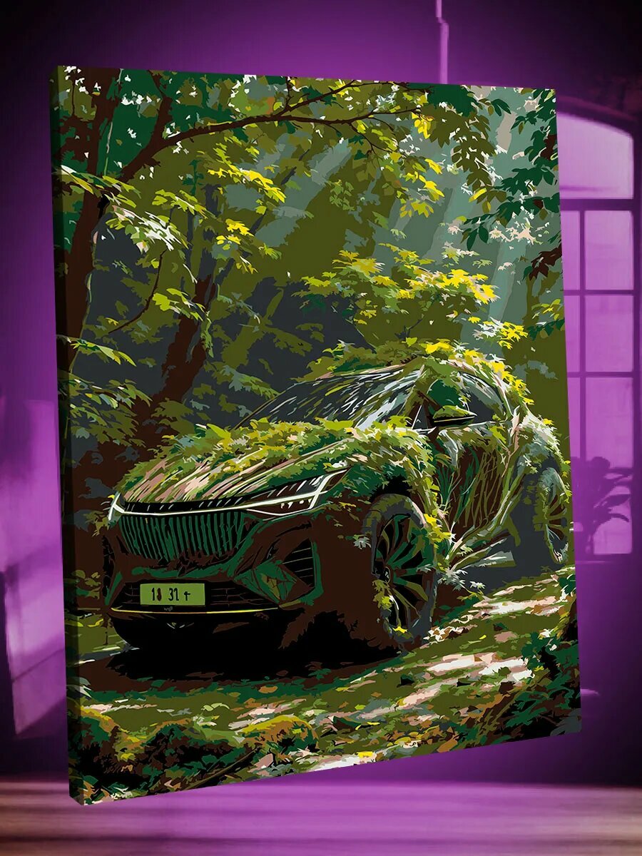 Картина по номерам Машина