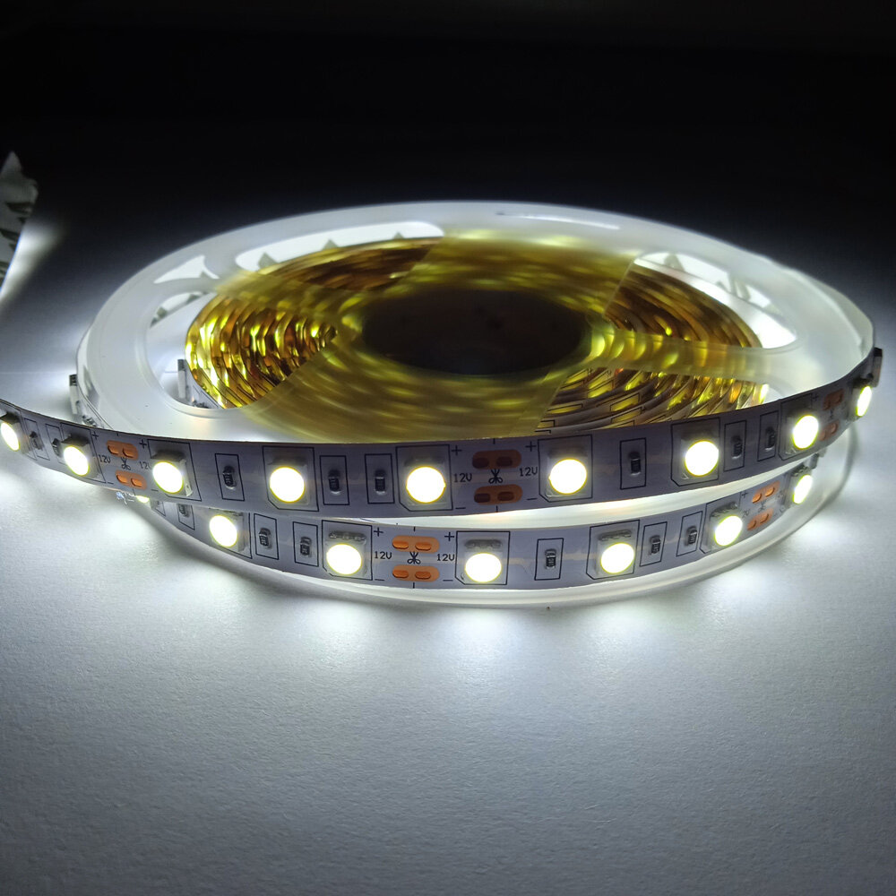 Светодиодная лента SMD 5050 60 led 6500К 5м