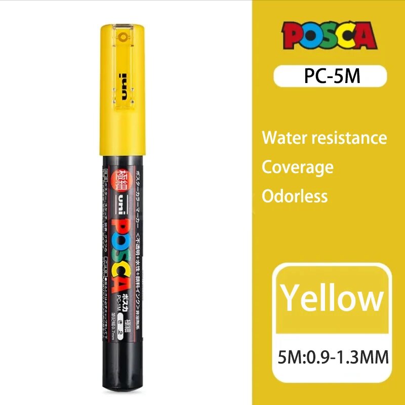 Маркеры Uni Posca PC-1M акриловые