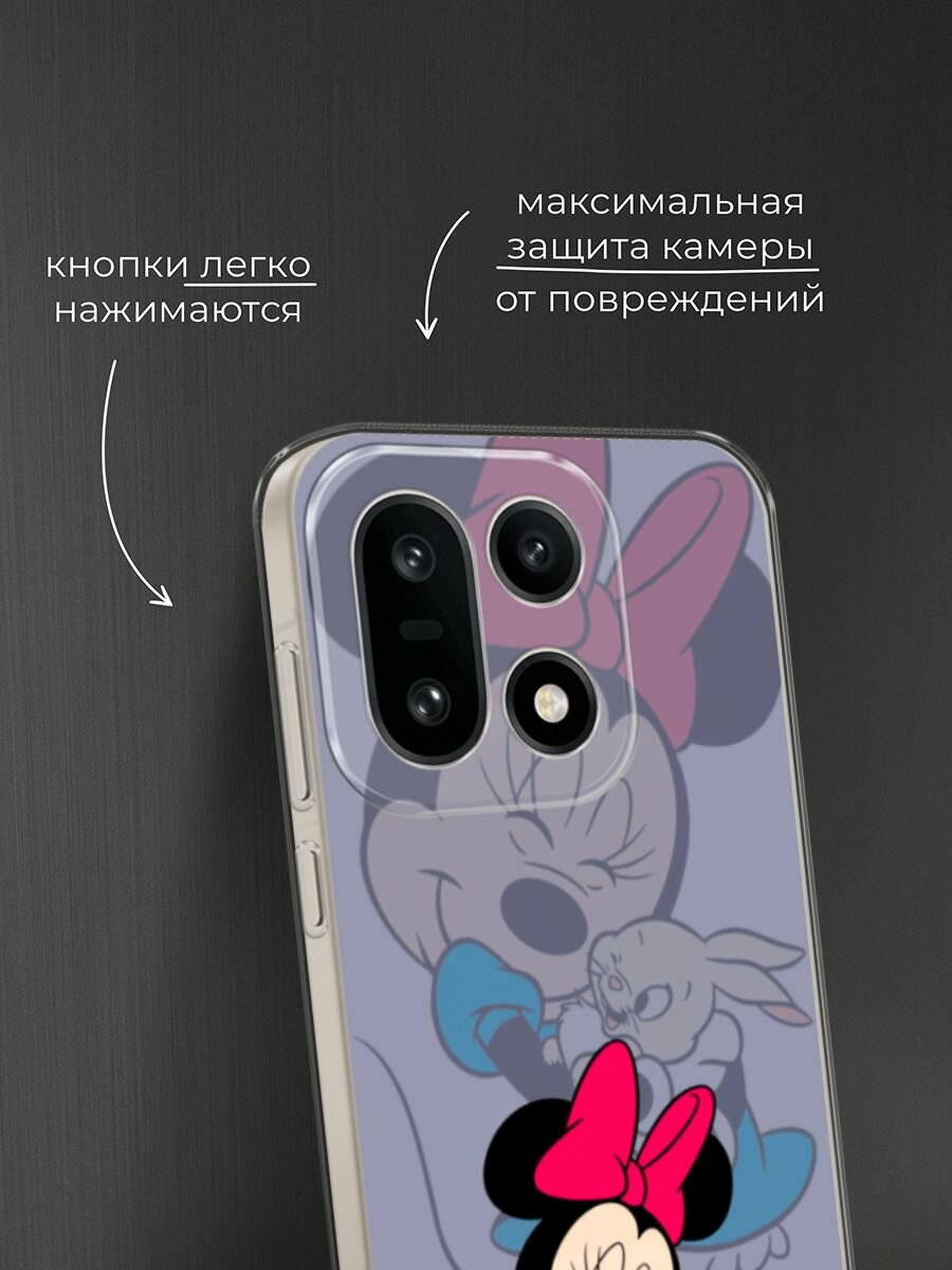 Чехол на OnePlus 15 / Ван Плас 15 с принтом Минни с кроликом — фото 1