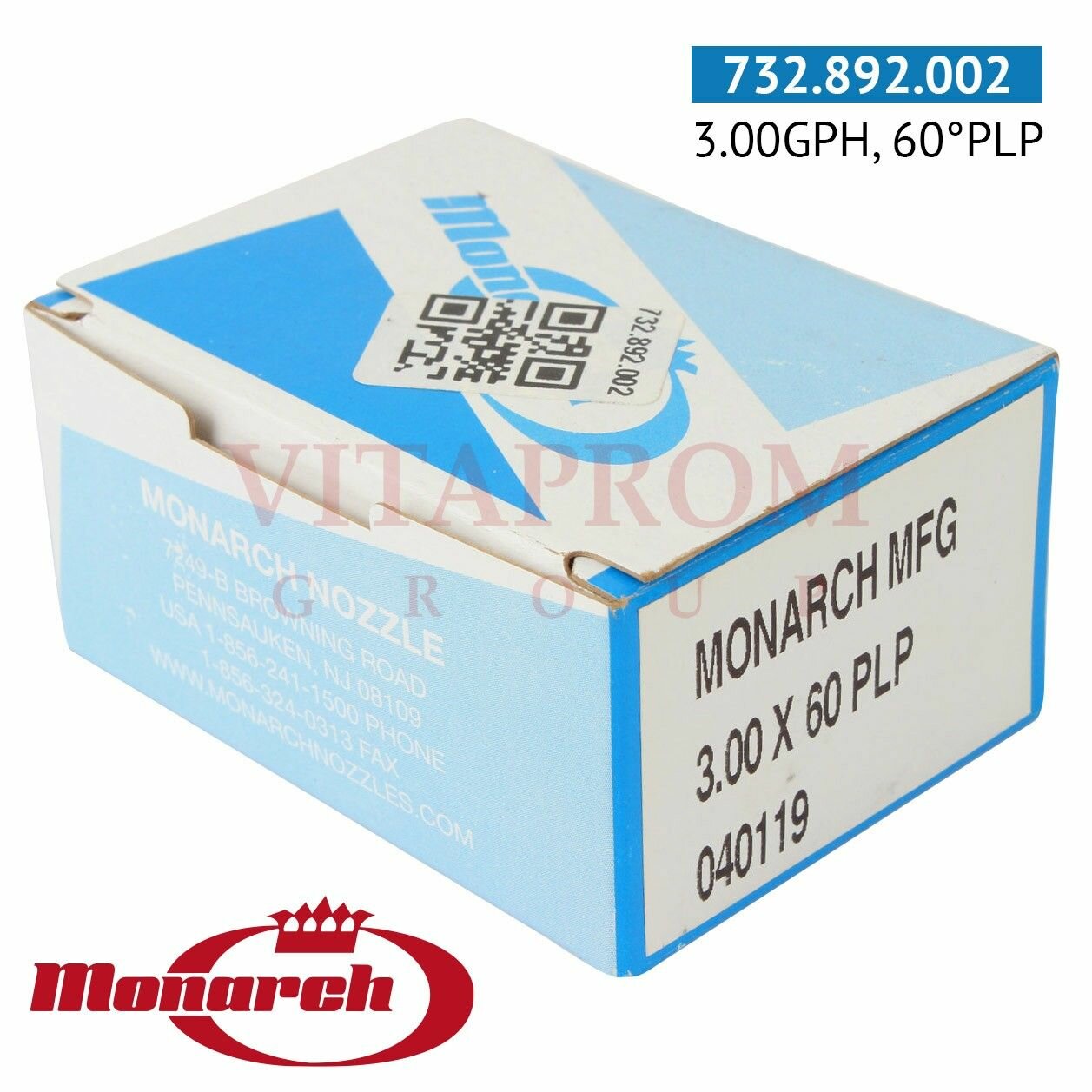 Форсунка Monarch 3.00GPH, 60PLP — фото 1