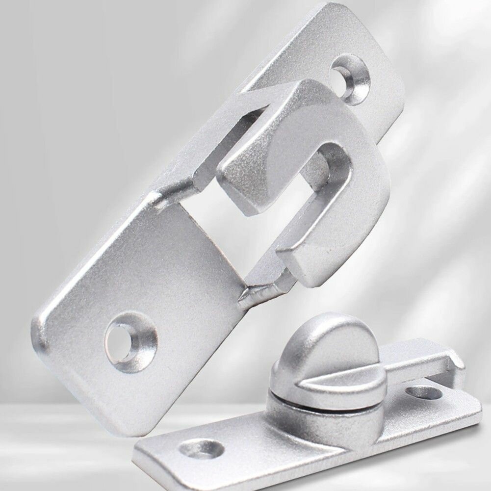 Защелка Домашней Безопасности Из Цинкового сплава на 90-180 Градусов Легко Устанавливаемая Раздвижная Дверь