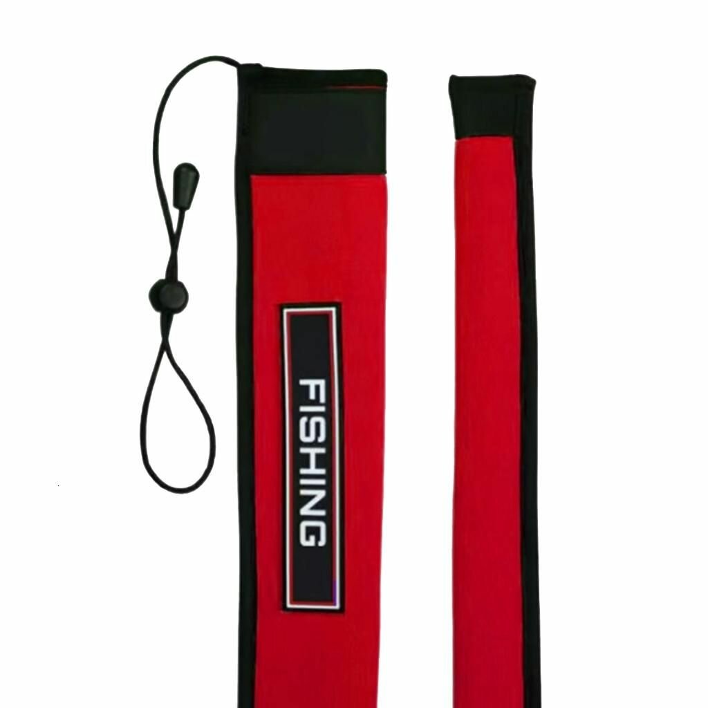 110 см чехол для удилища, устойчивый к проколам, перчатки, защитный чехол для удилища с катушкой, красный