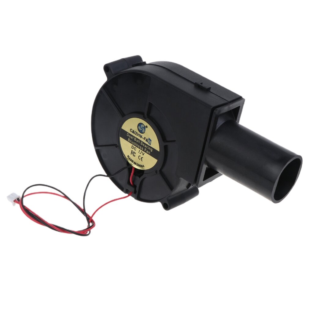 Вентилятор для барбекю 9733 для постоянного тока 5 В 12 В 24 В, вентилятор 97 мм 97 x 33 мм, центробежный вентилятор 3800R с двойным шарикоподшипником для гриля для готовки, черный