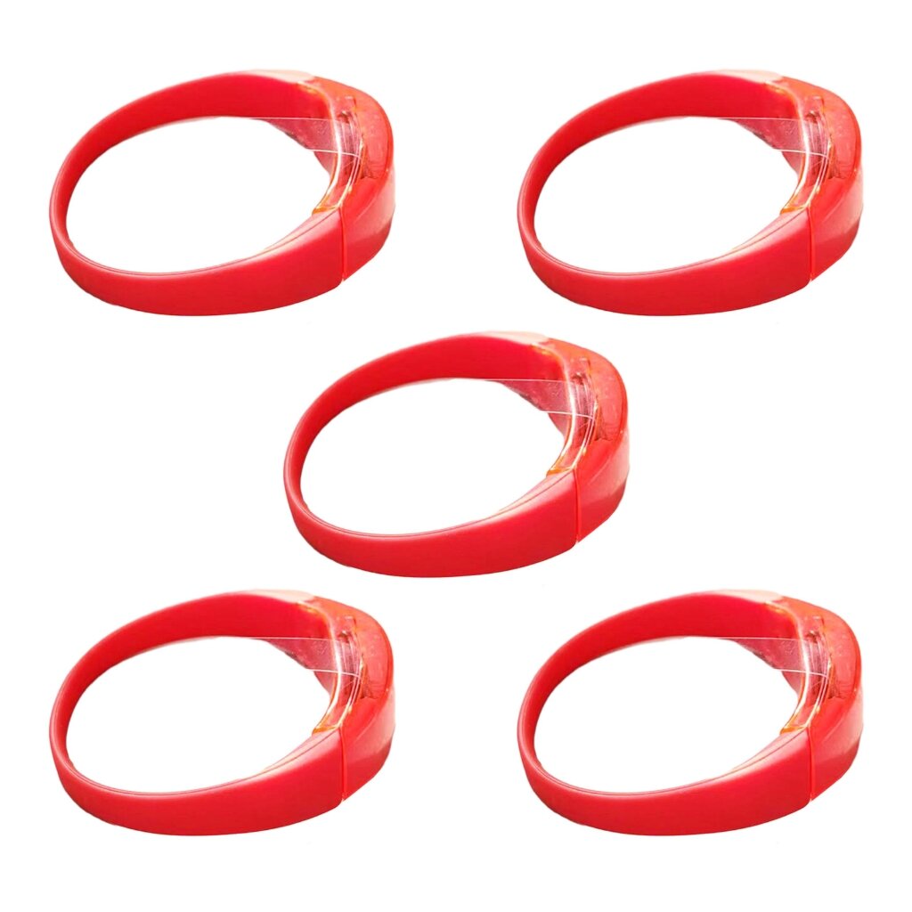 5шт. Светящийся браслет-украшение для браслета, светодиодный светящийся декор для рук в баре KTV