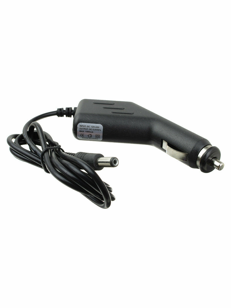 Блок питания 5В 1.5А импульсный, со штекером прикуривателя шт. питания 2,1*5,5 для цифровых приставок