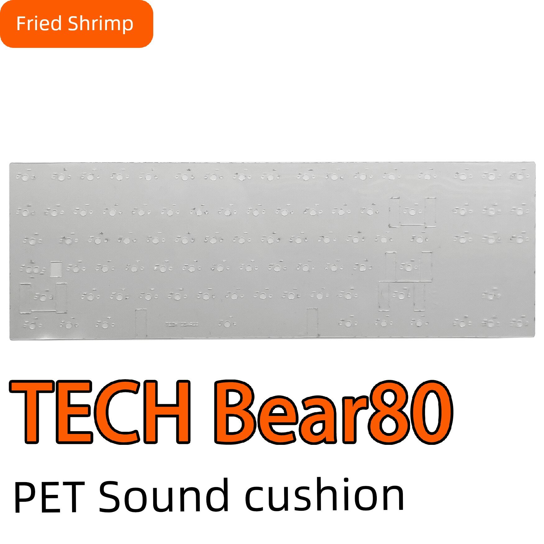 Механическая клавиатура TECH Bear-TB8 Knife 80, специальная звуковая сумка PORON, сэндвич, хлопковая основа, хлопок