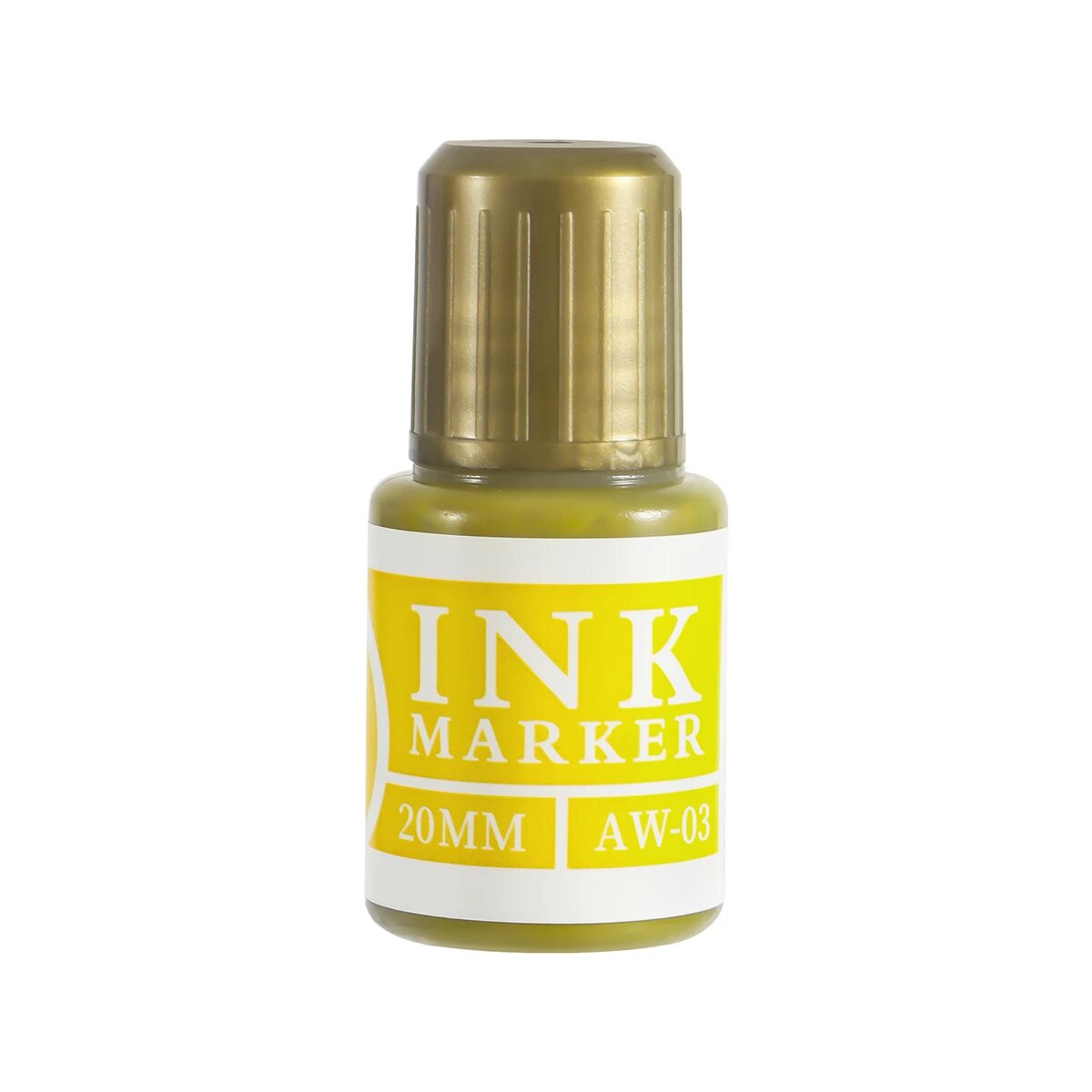 Чернила для маркеров Anowee, 20 мм, AW-03, Golden Ink