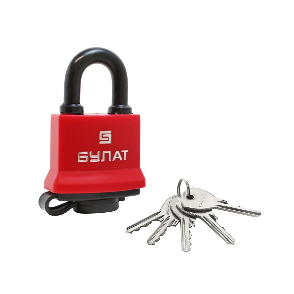 Навесной замок булат ВС 1-П41 ПЛ всепогодный, 5 кл, d=6,5 мм