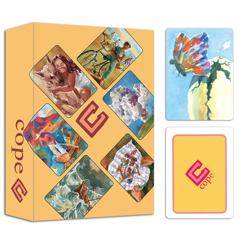 Oh card tahdoo series abstract art card set creative inspiration playing cards for art therapy and meditation cope