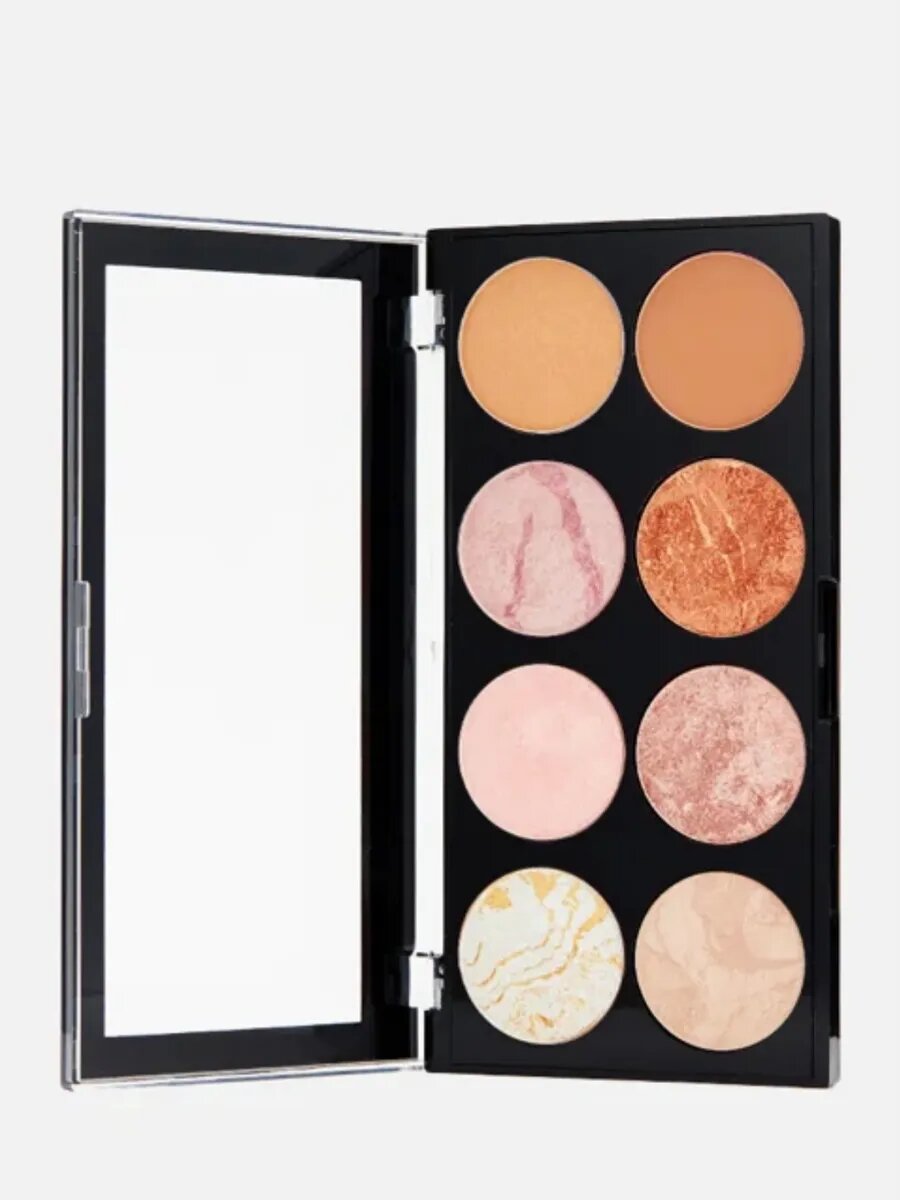 Палетка для контурирования лица MAKEUP REVOLUTION ultra bronze palette Golden Sugar