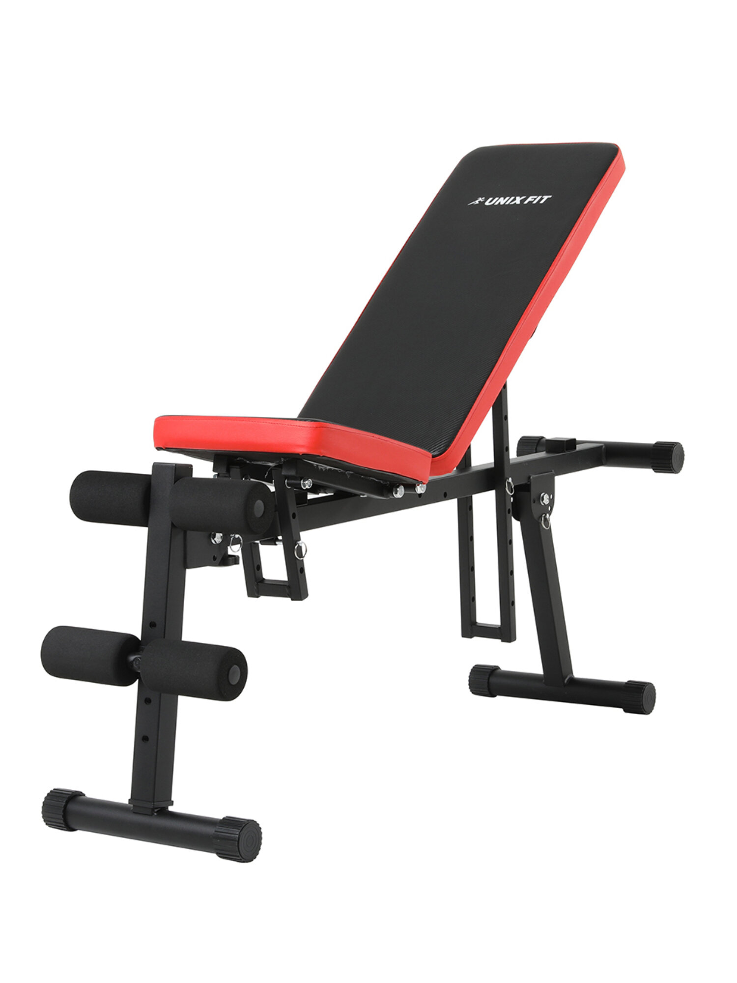Скамья силовая универсальная UNIX Fit BENCH 130P трансформер, складная, нагрузка на скамью до 250 кг UNIXFIT