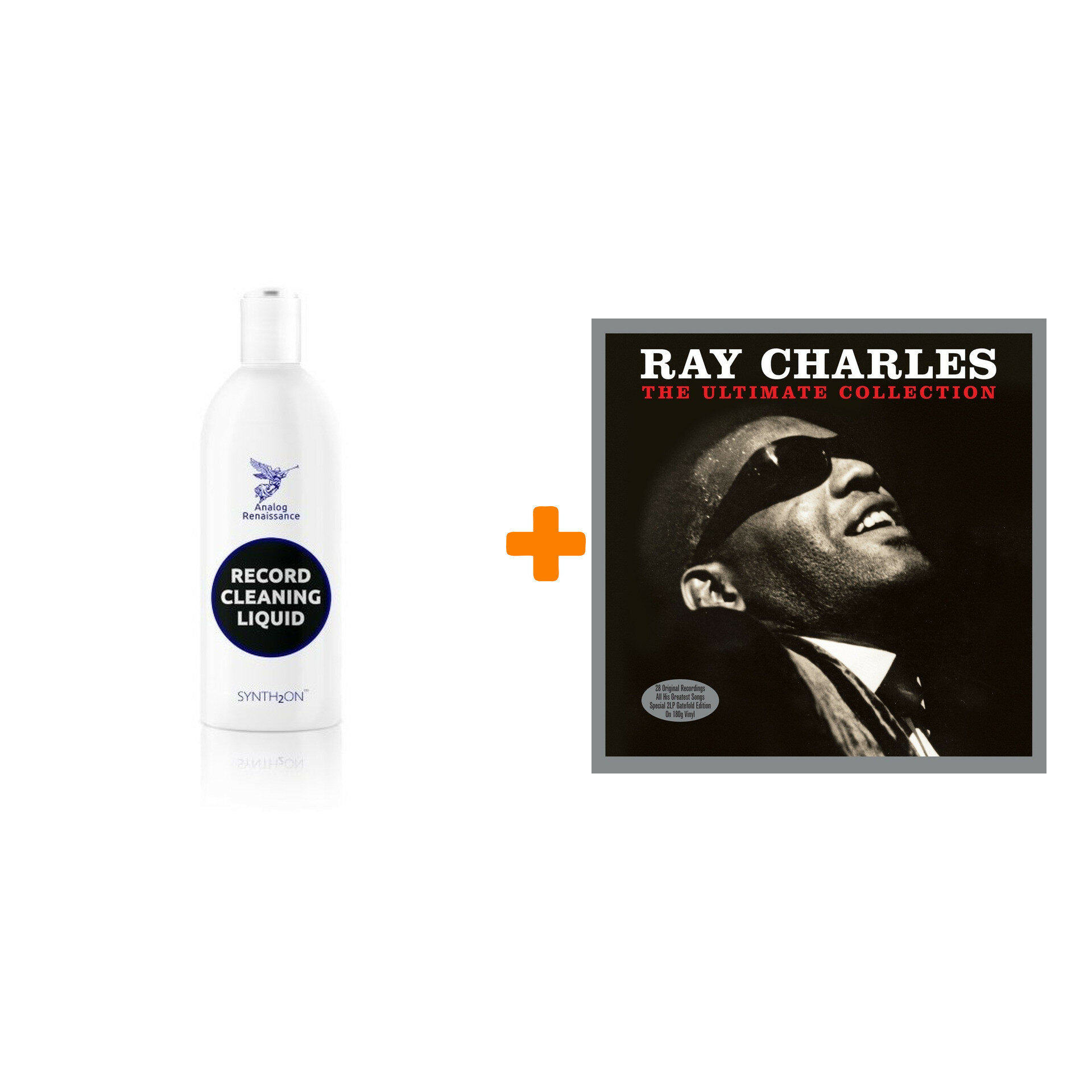 Charles Ray The Ultimate Collection Clear Vinyl 2LP + Жидкость моющая для чистки винила